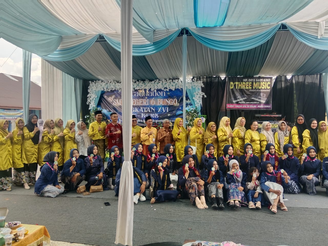 SMKN 6 Bungo menggelar perpisahan dan pelepasan siswa dan siswi Angkatan ke XVI tahun ajaran ...